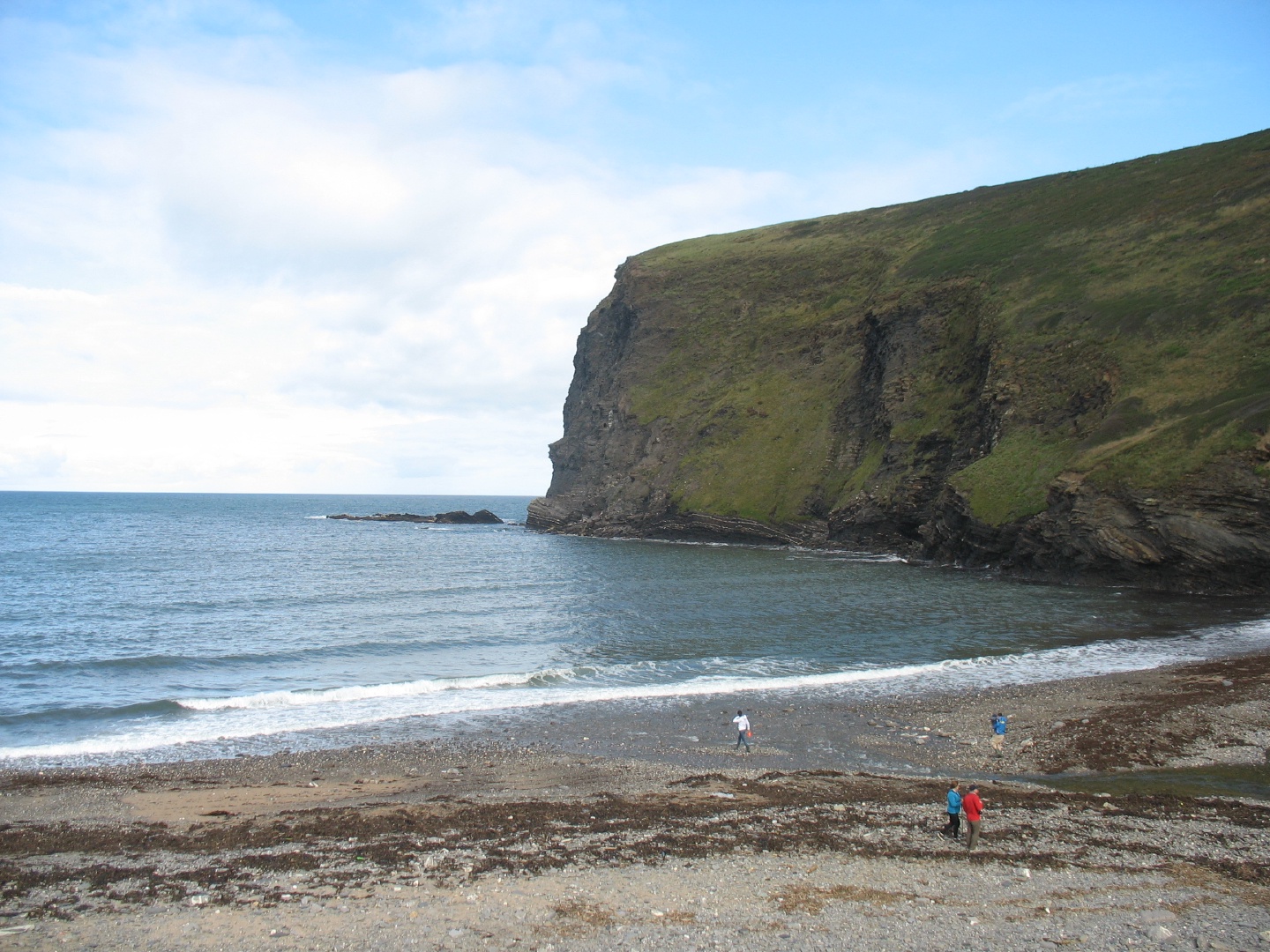North Cornish Coast Path (ii) Crackington Haven, King Arthurs Castle ...